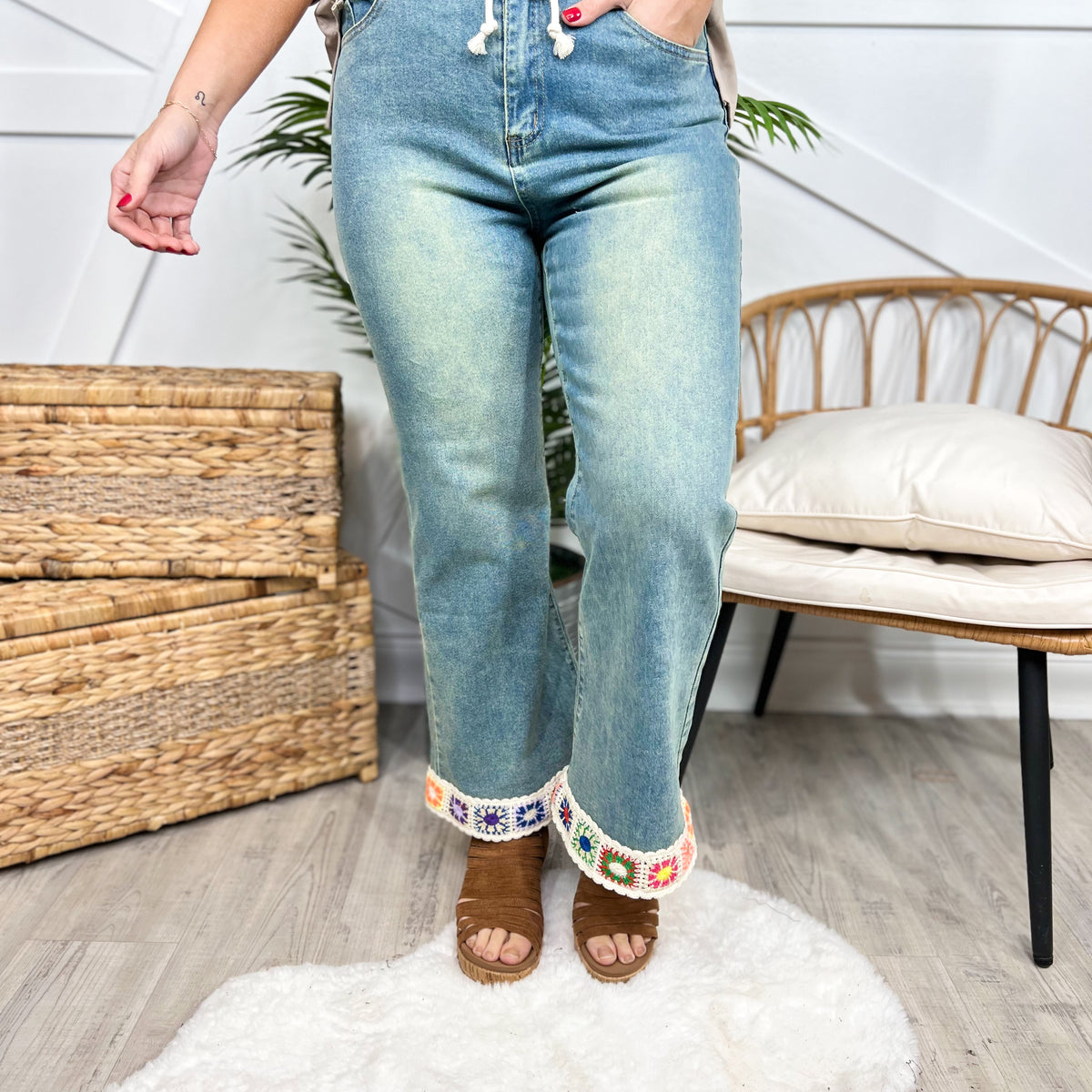 Oh Happy Days Jeans – Heathered Boho