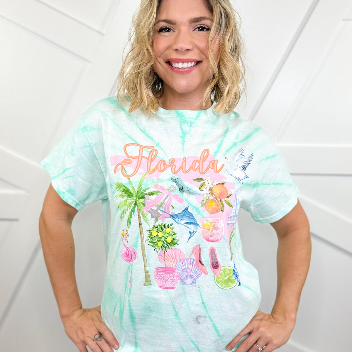 Florida Graphic Tee – Heathered Boho